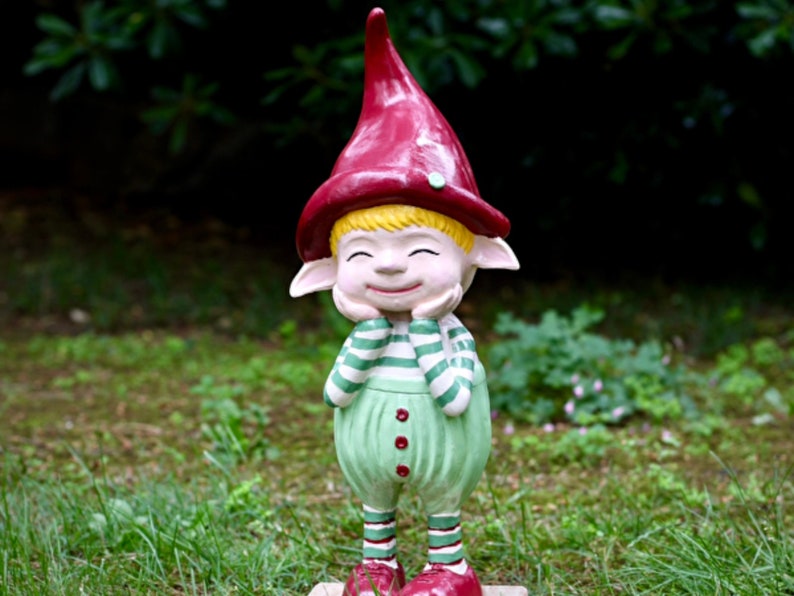 Elf Child Garden Decor Add Charm and Cheer to Your Outdoor Space - Etsy