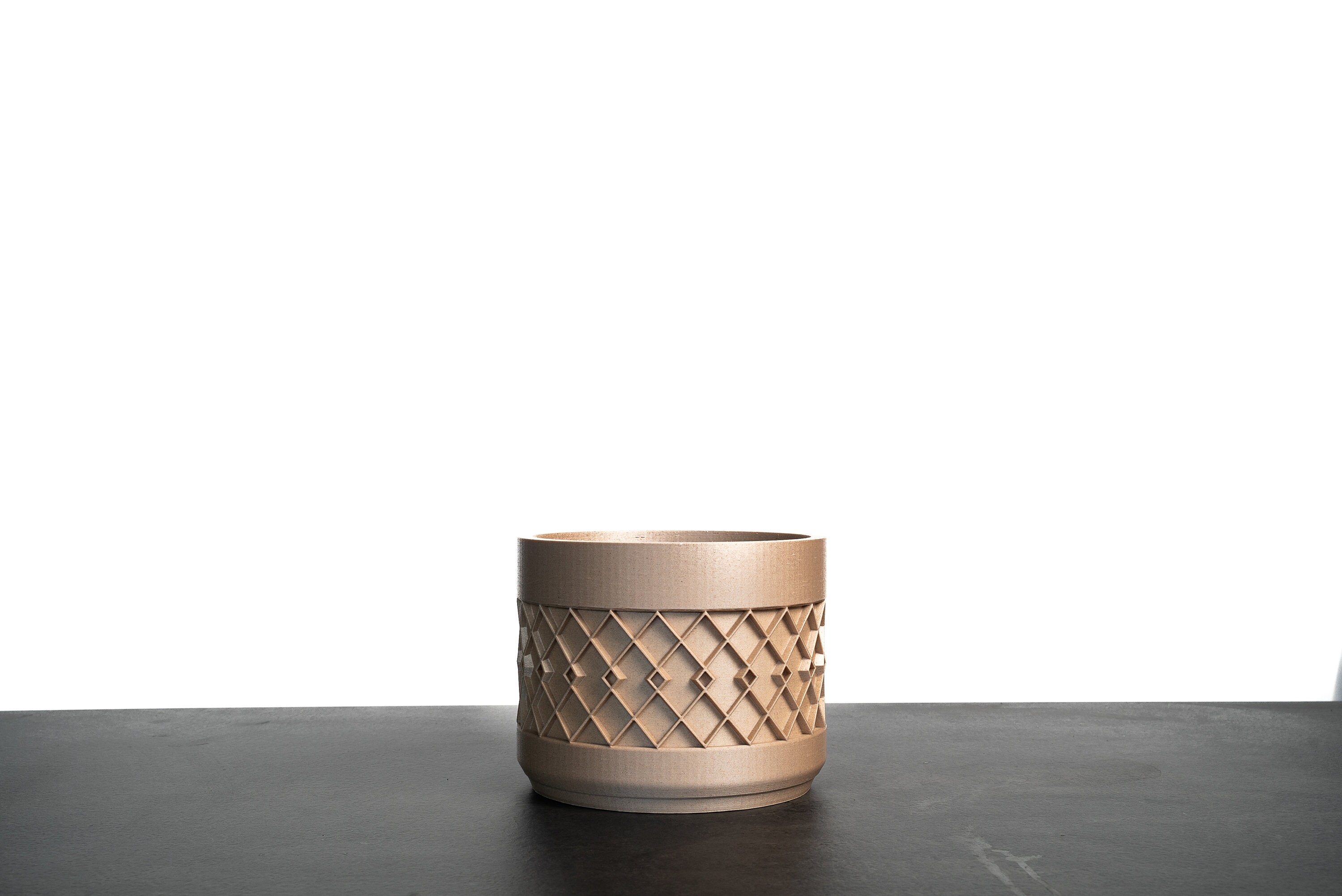 OLIVE Natural Cross Pattern Vase Modern Scandinavian & Ethnic Home ...