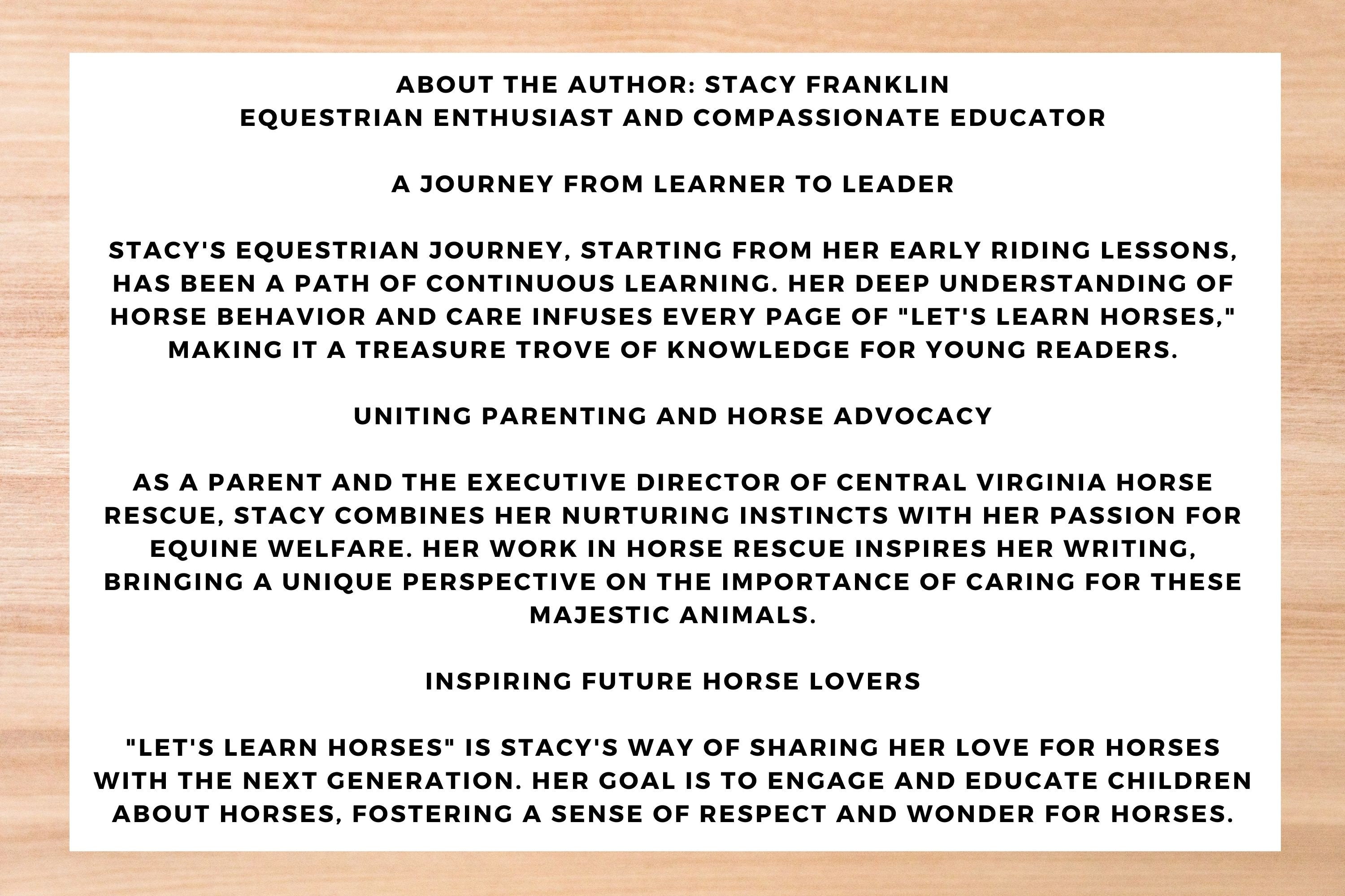 Lets Learn Horses | Homeschool Workbook | Horse Camp Workbook ...