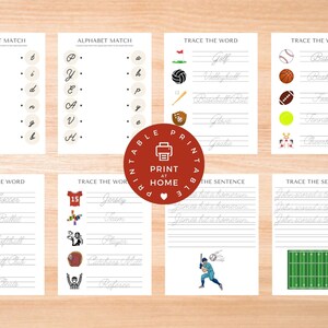 Cursive Writing Workbook | All About Sports | Learn to Write in Cursive ...