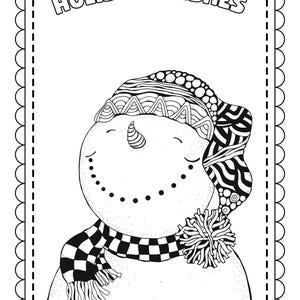 Printable Kids Christmas Activity Coloring Book, 30 Pages of Fun and ...