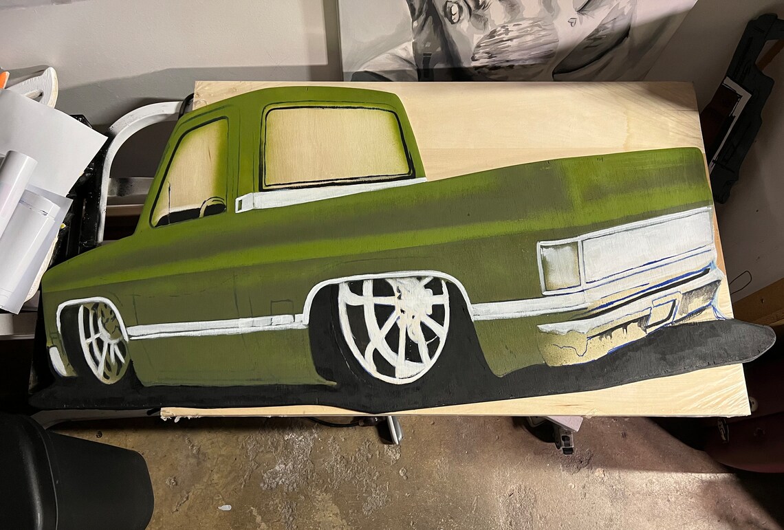 C10 Sign Be Patient I’m Lowered Praise the Lowered Lowered Car Art ...