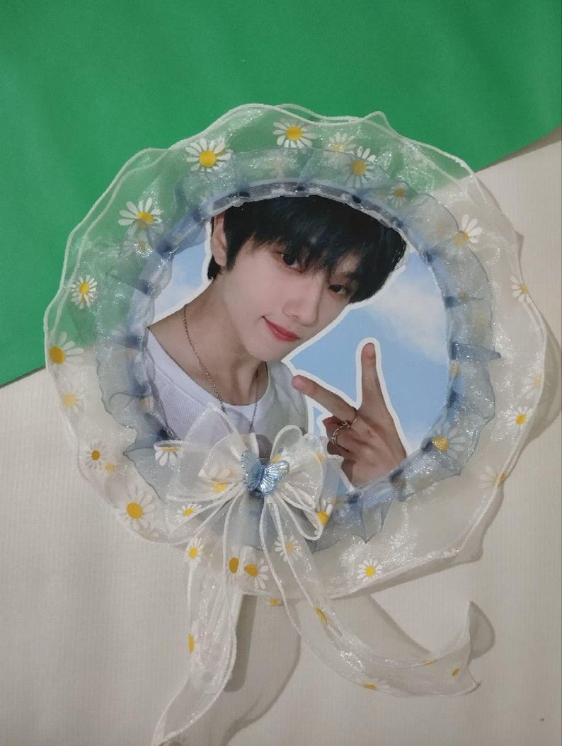 Custom Picket KPOP JPOP Handfan Art Carton - Etsy