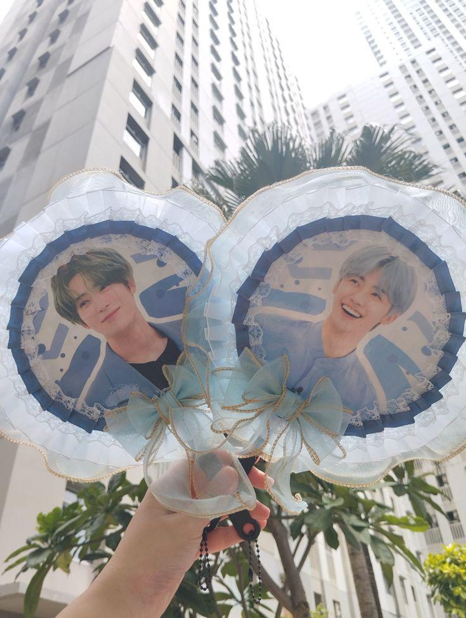 Custom Picket KPOP JPOP Handfan Art Carton - Etsy