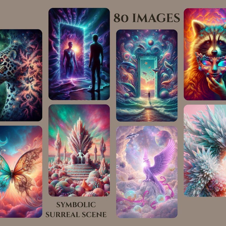 Metaphorical Associative Cards, 80 Surreal Oracle Images: Inspiration ...