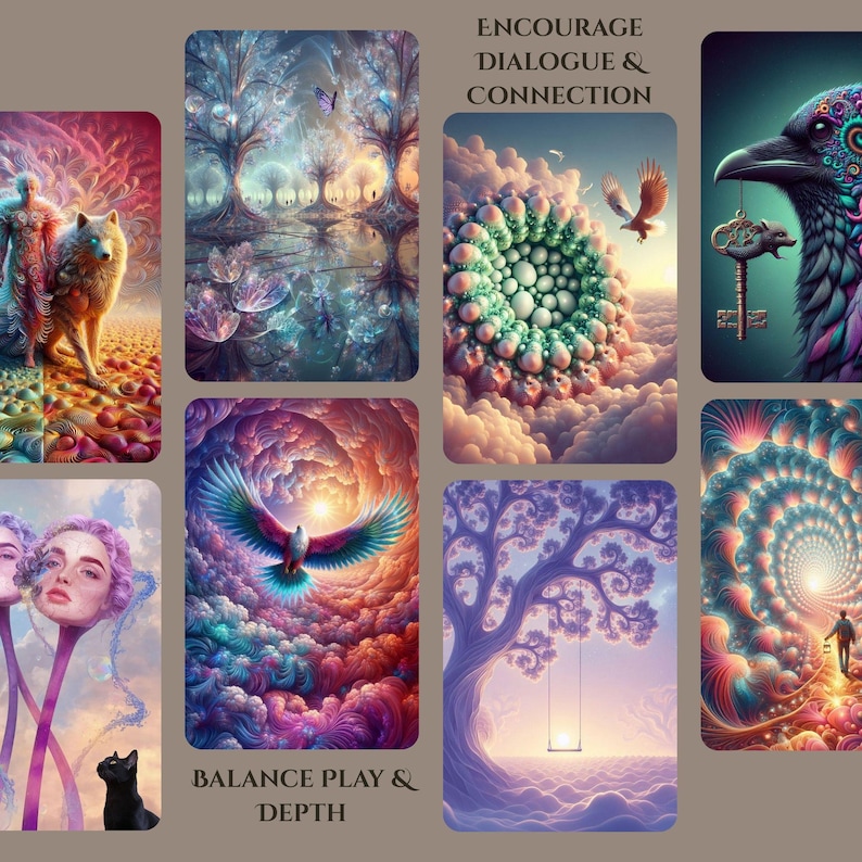 Metaphorical Associative Cards, 80 Surreal Oracle Images: Inspiration ...