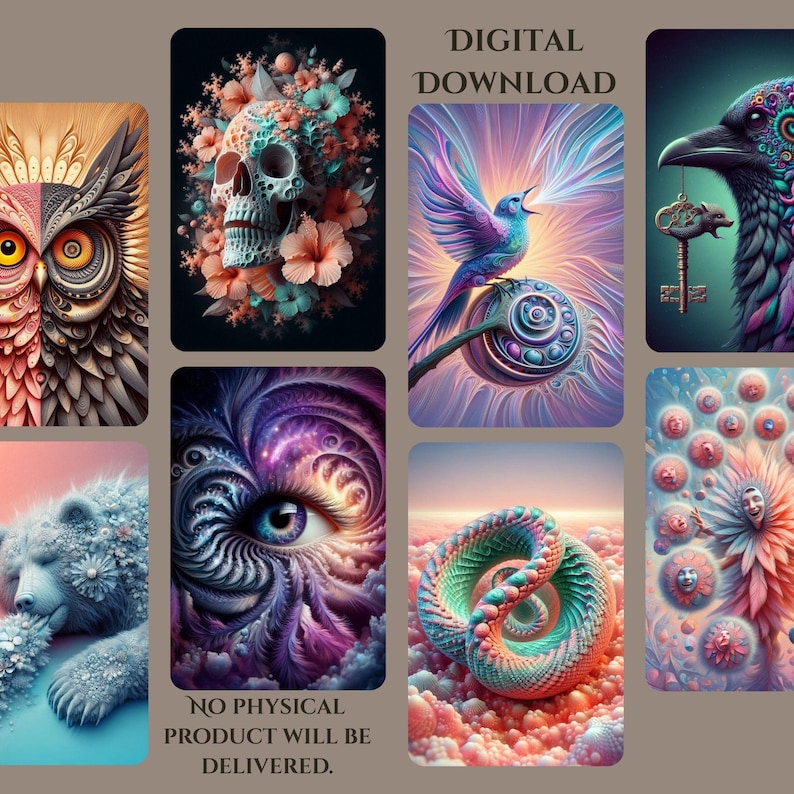 Metaphorical Associative Cards, 80 Surreal Oracle Images: Inspiration ...