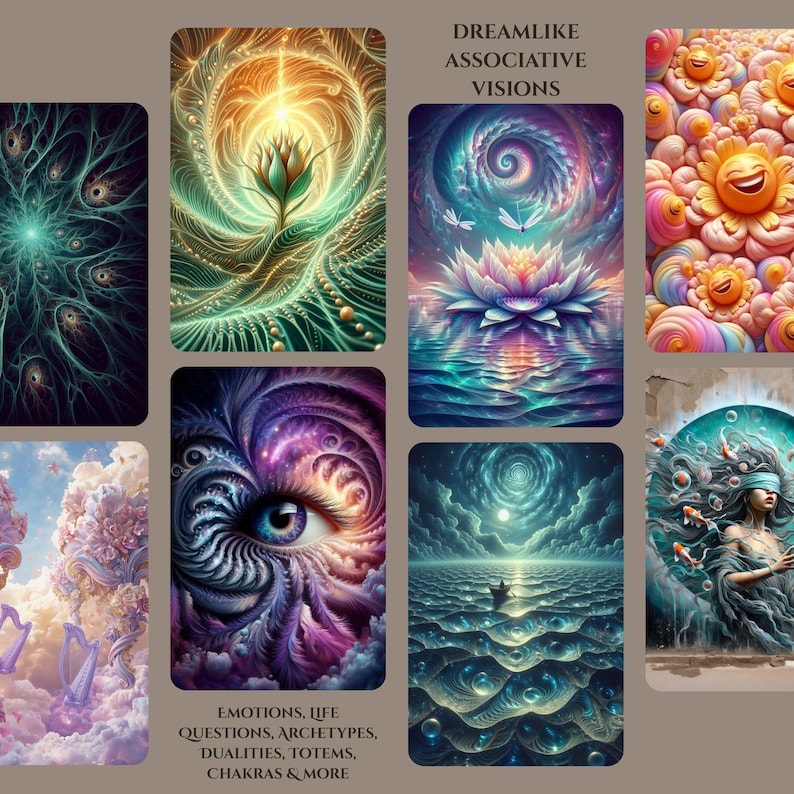 Metaphorical Associative Cards, 80 Surreal Oracle Images: Inspiration ...