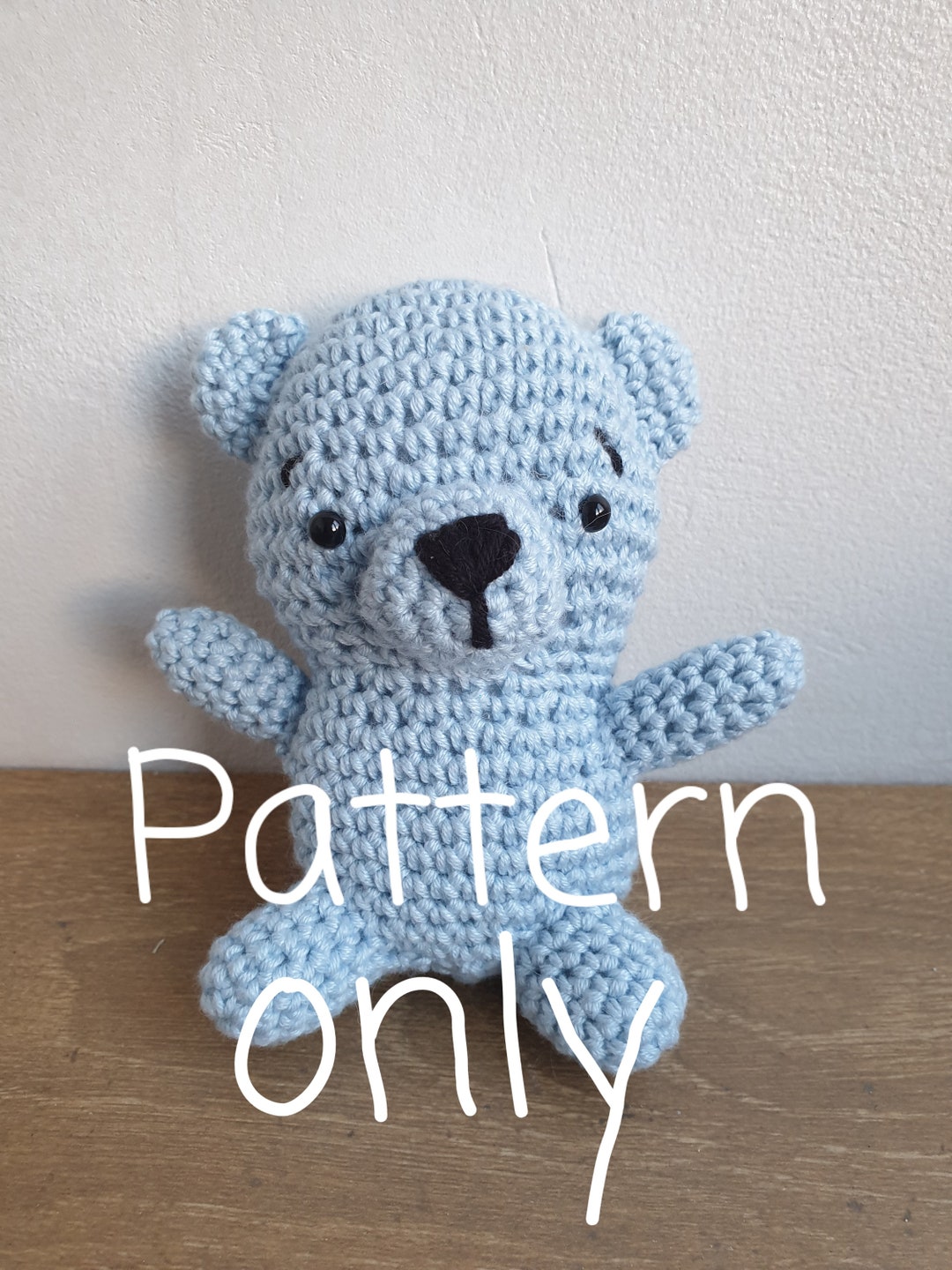 Crochet Bear Toy Pattern - Etsy