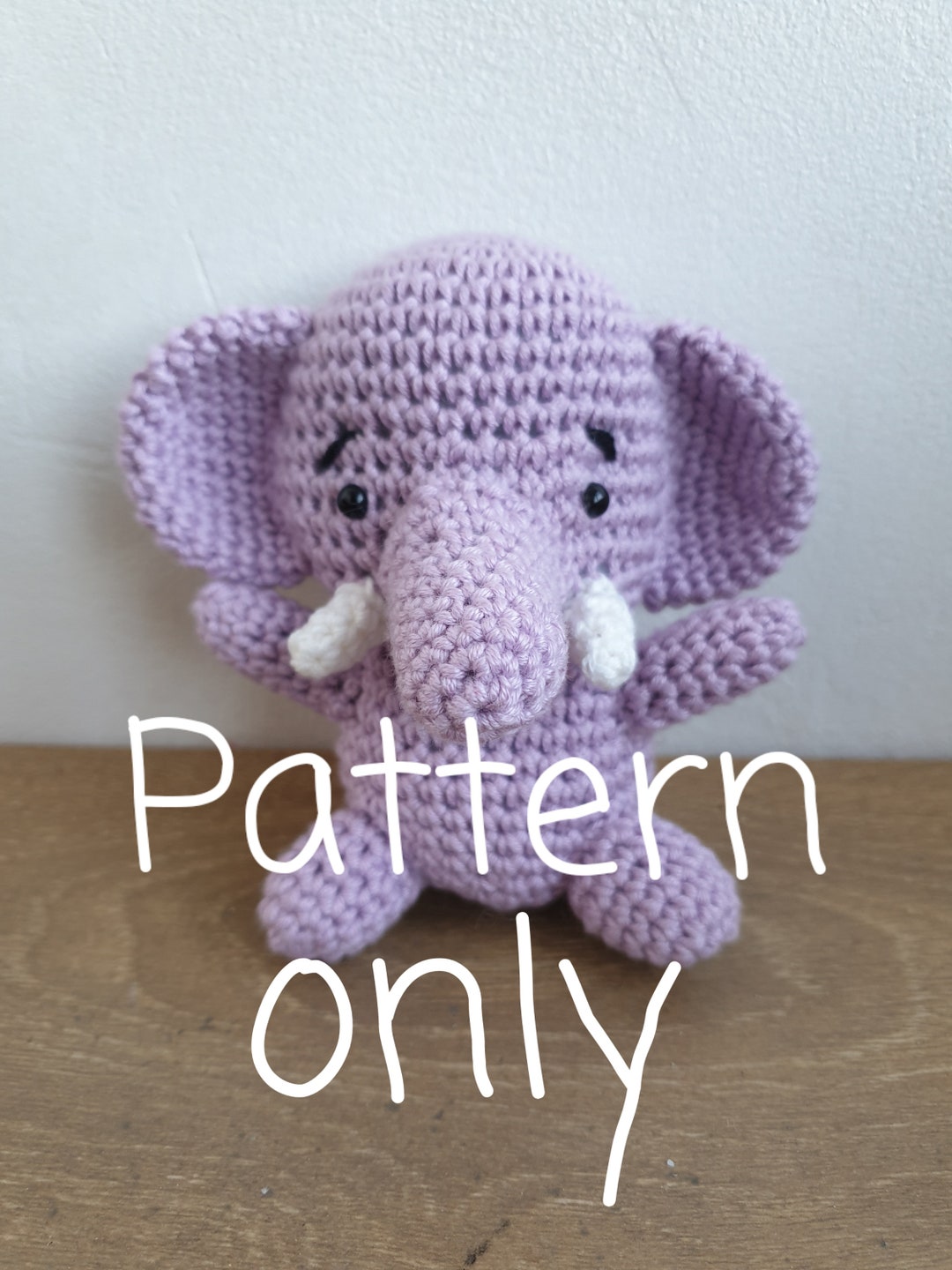 Crochet Elephant Toy Pattern - Etsy