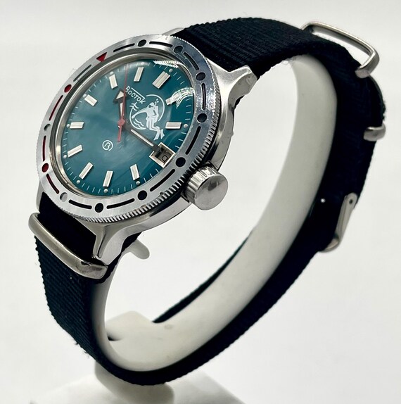 VOSTOK Automatic Soviet Watch Diver Scuba Amphibia Bl… - Gem