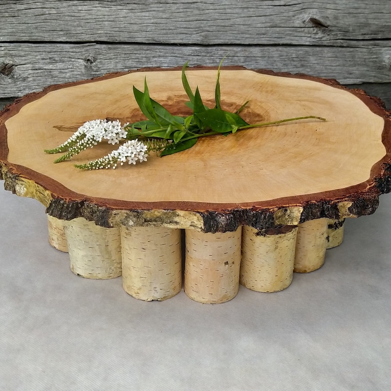Log Cake Stand - Etsy