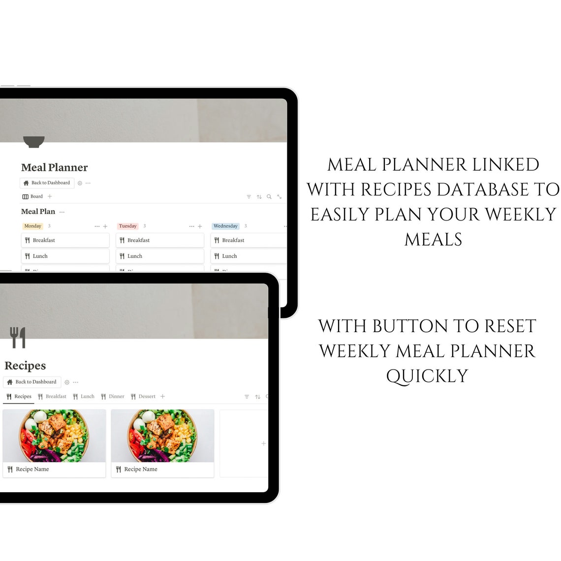 Notion Dashboard Template, Notion Calendar - Etsy