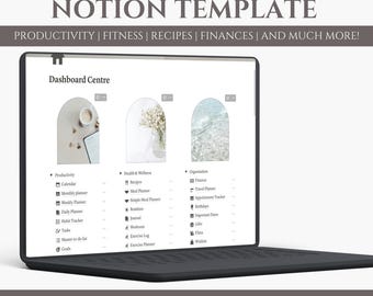 Notion Productivity Planner, Task Management Template, Time Management ...