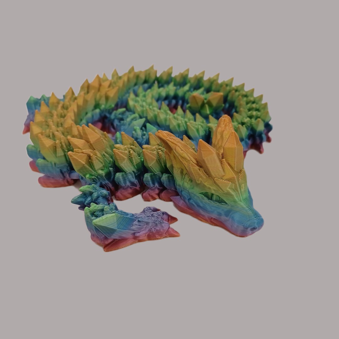 Wolf Dragon by Cinderwing Creations Single Filament 3d Printed Models ...