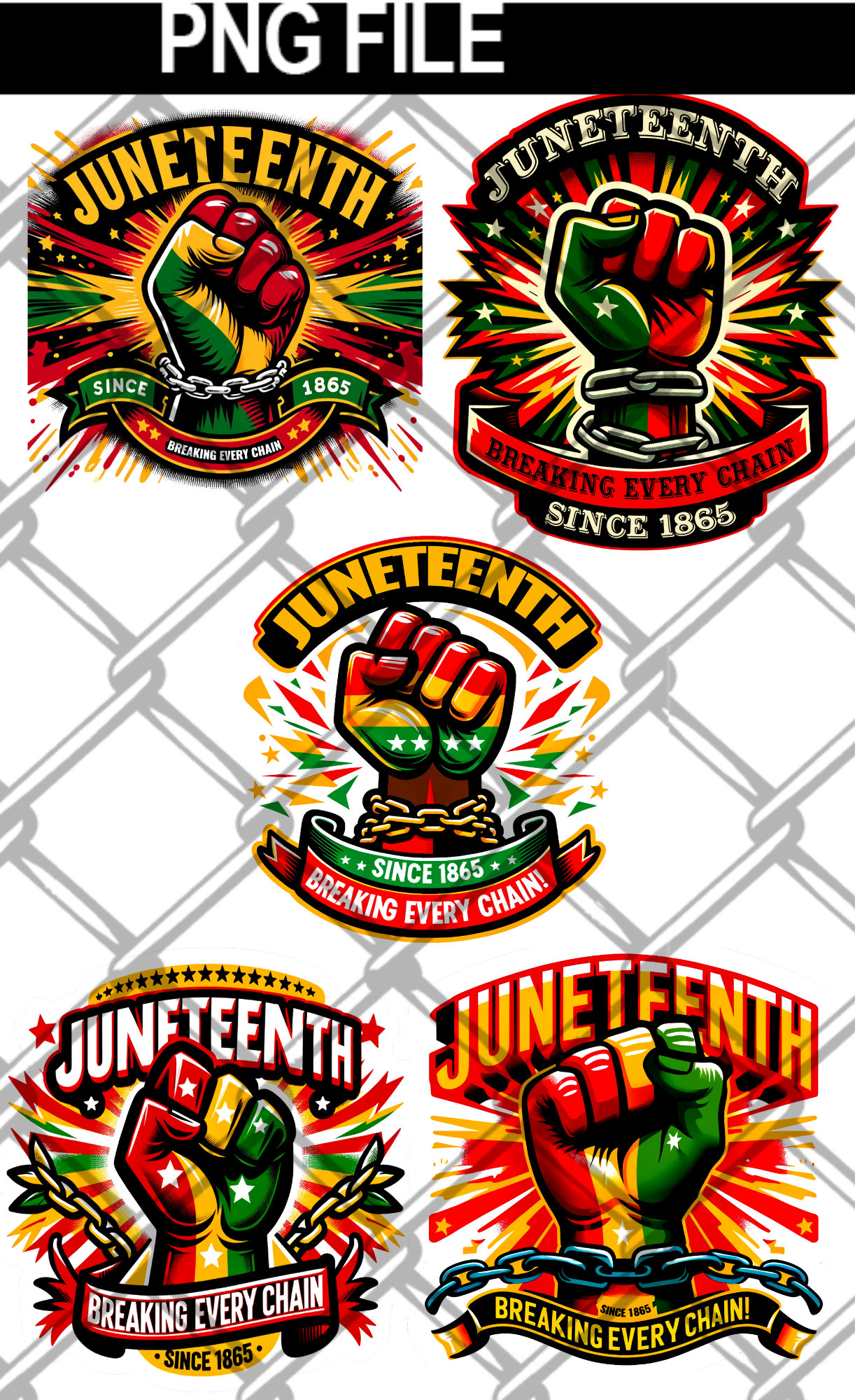 Juneteenth Png Bundle, Juneteenth Fist Png, Juneteenth, 1865 - Etsy