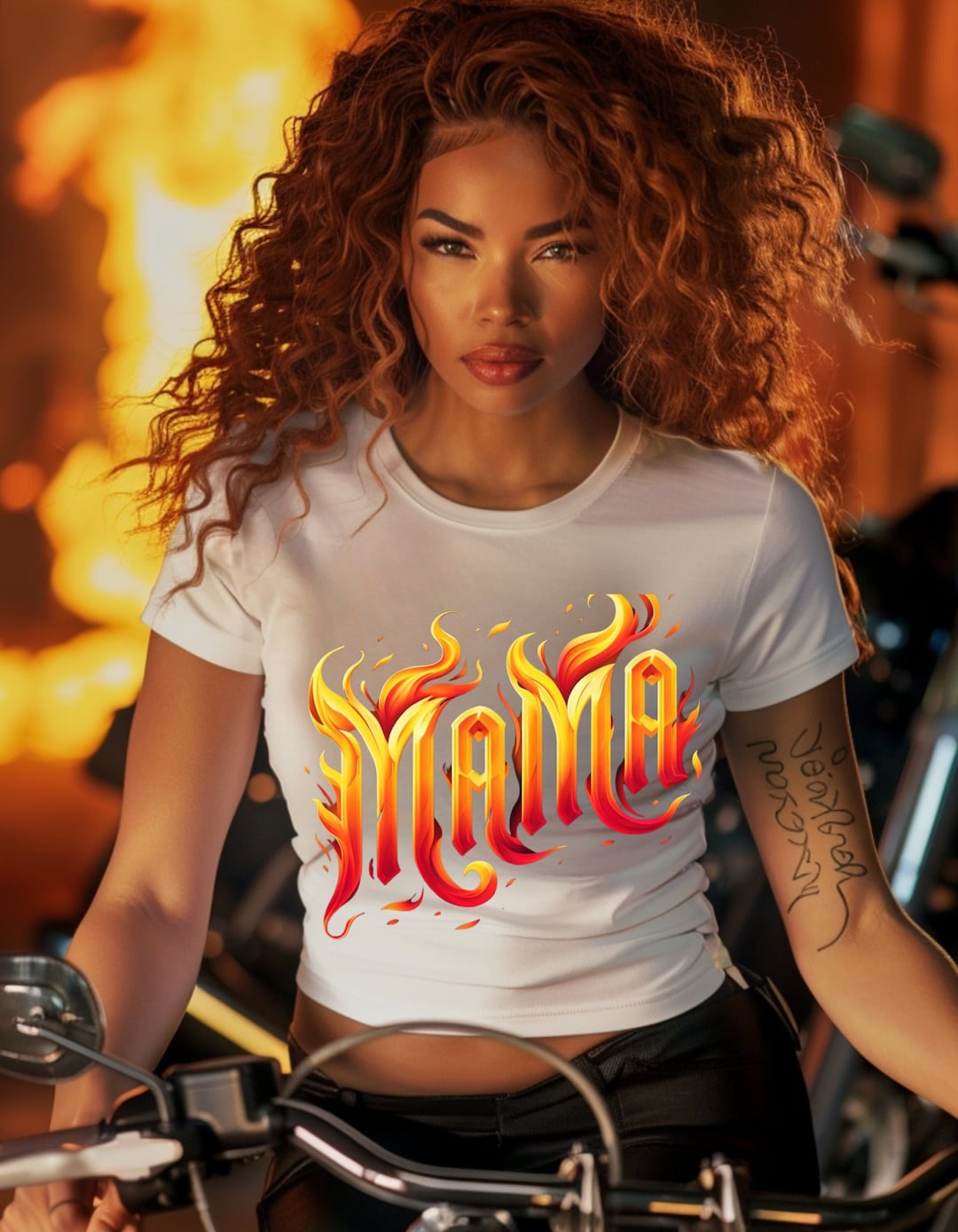 Hot Mama PNG: Flaming Mother's Day Design (digital Download) - Etsy