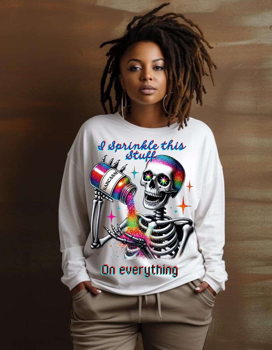 Sarcasm Png, Skeleton Png, I Sprinkle This Stuff on Everything - Etsy