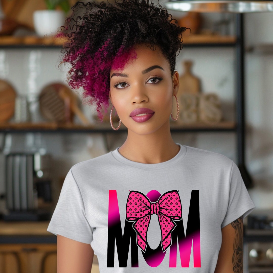 Mom Designer Bow Png, Coquette Bow Png, Mothers Day Png - Etsy