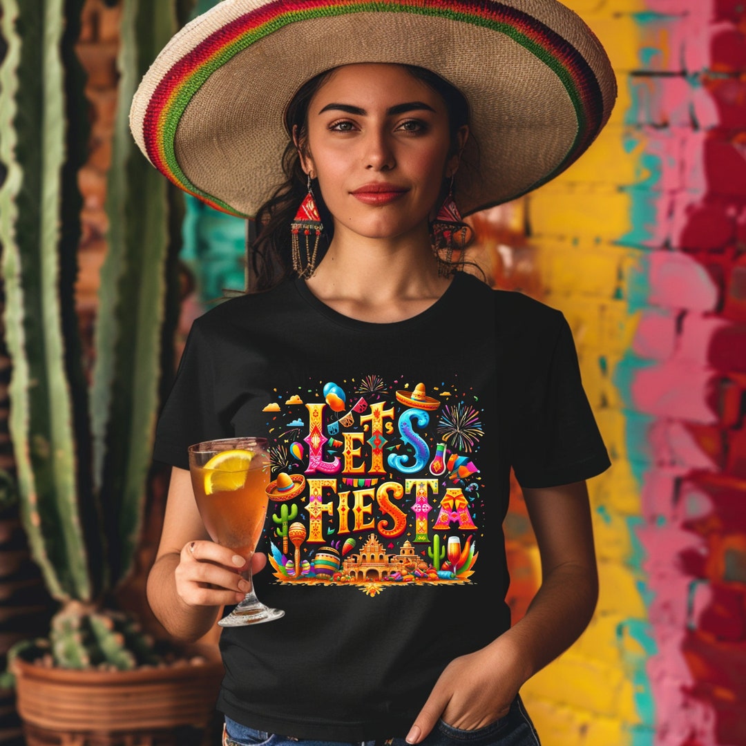 Lets Fiesta Png, Cinco De Mayo Png - Etsy