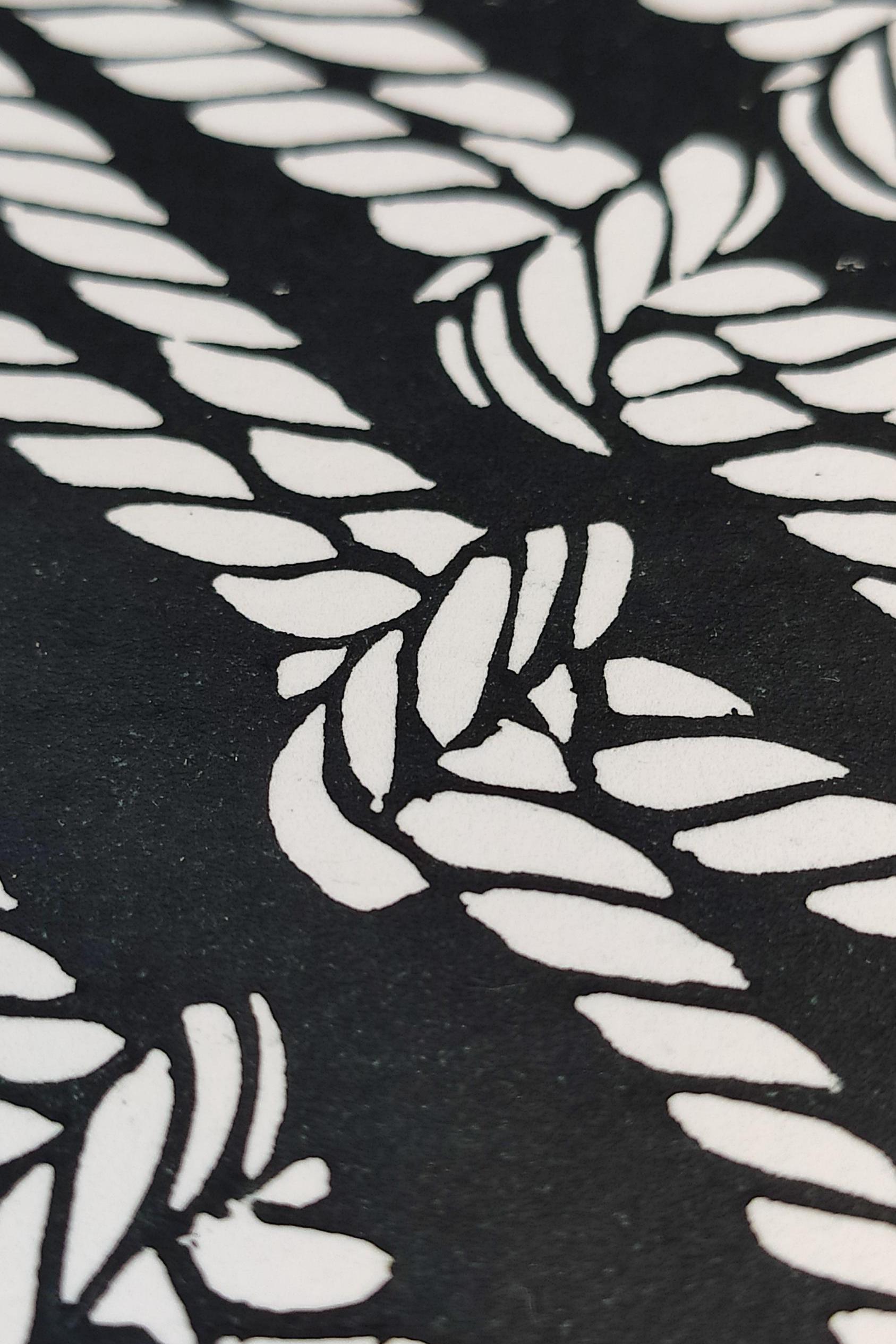 Ropes and Knots - Linocut Art and Shibari Print - Handmade - Monochrome ...
