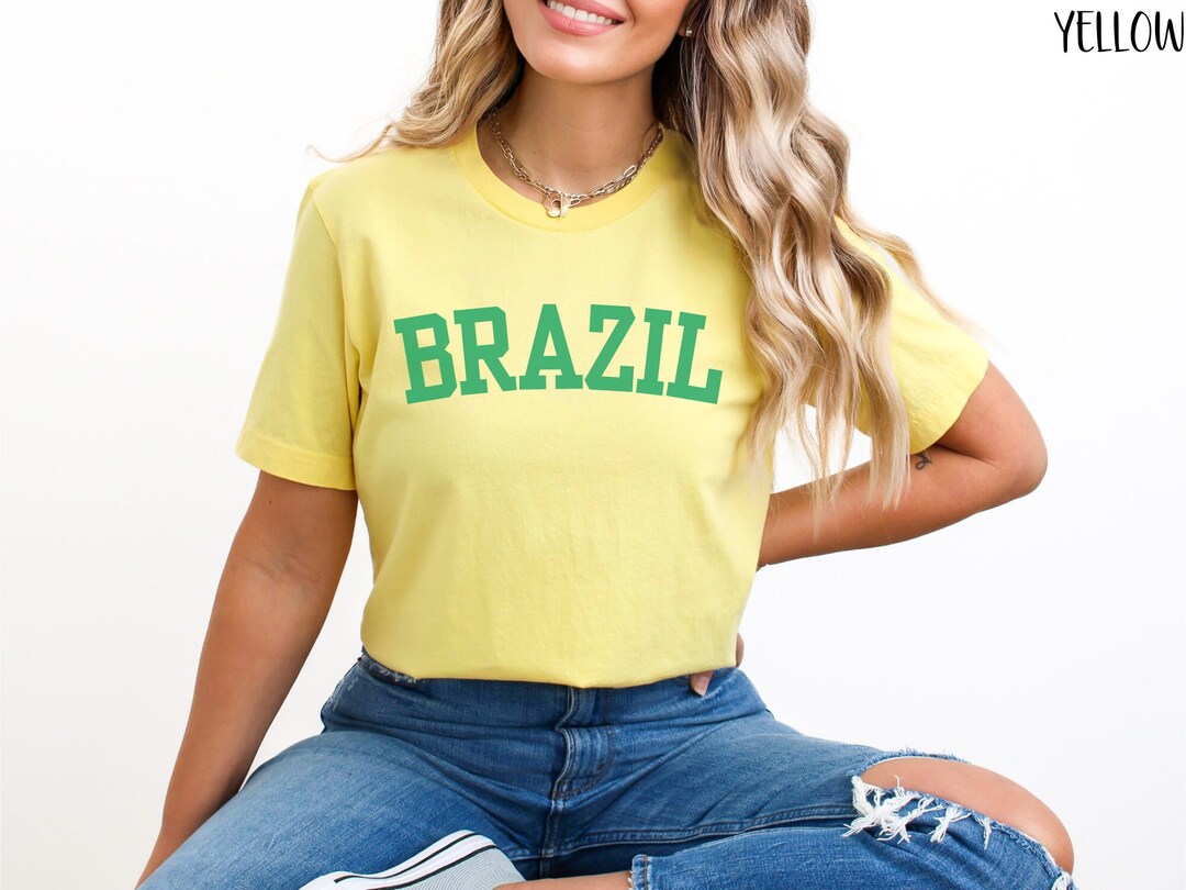 Brazil Shirt, Brasil Shirt, Brazil Jersey, Brazil Sweatshirt - Etsy