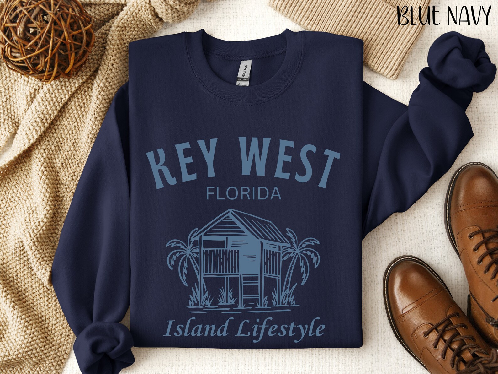 Key West Sweatshirt, Florida Keys Trendy Comfy Sweater, Key West Summer ...