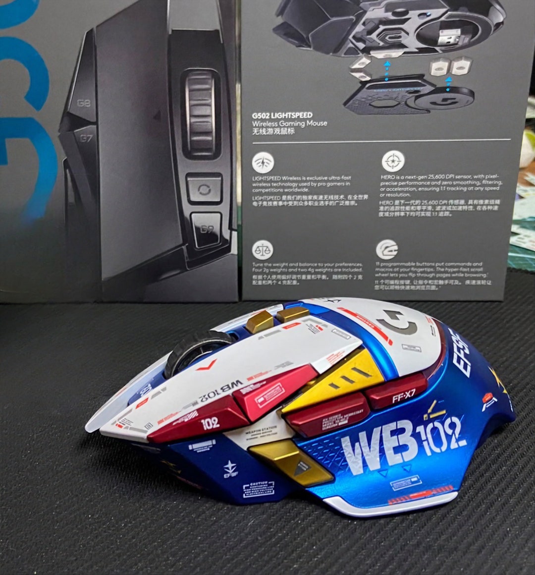 RX-78-2 GUNDAM Edition Custom Painted Logitech G502 Hero - Etsy