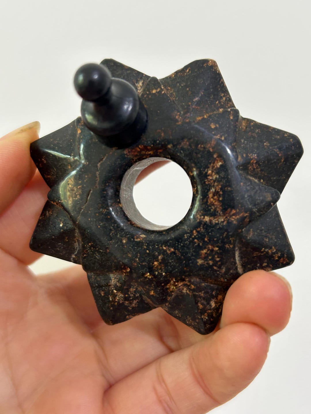 Tibet Hongshan Culture, Meteorite Lron Pendant Statue, Blessingmagnet ...