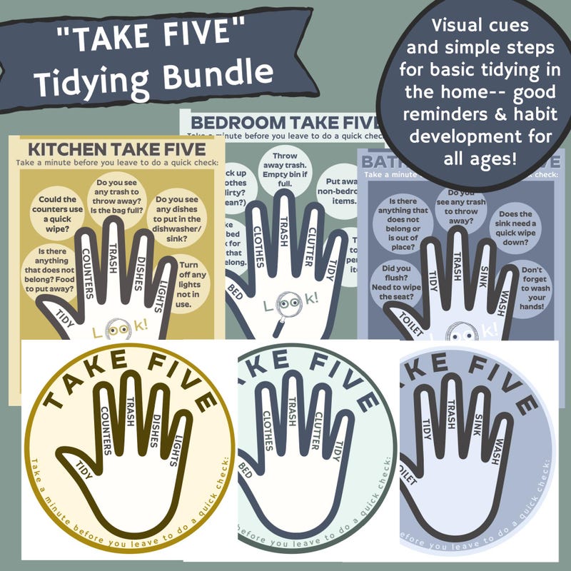 Family Tidy Checklist - Etsy