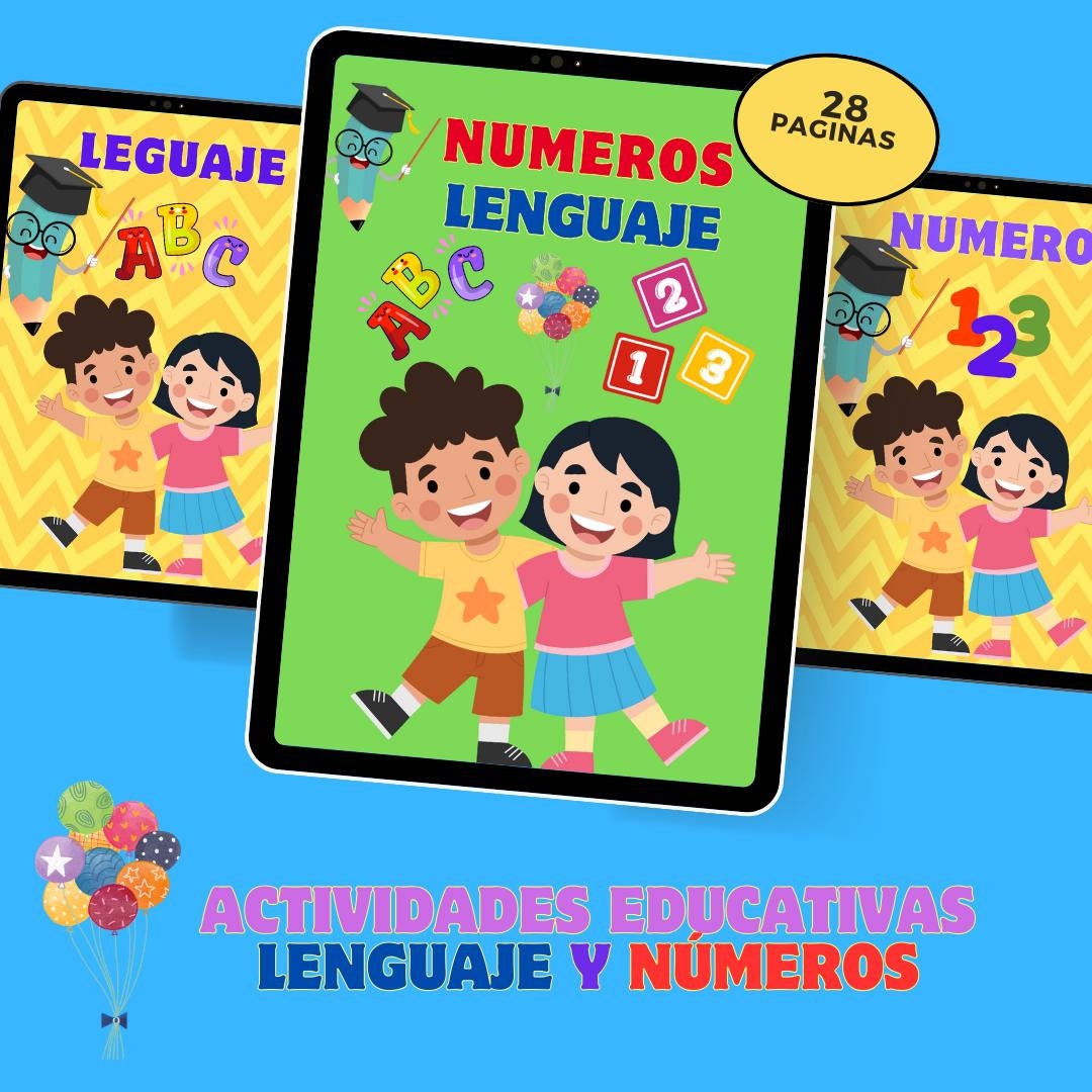 Language and Number Exercises for Children Educational Ebook - Etsy