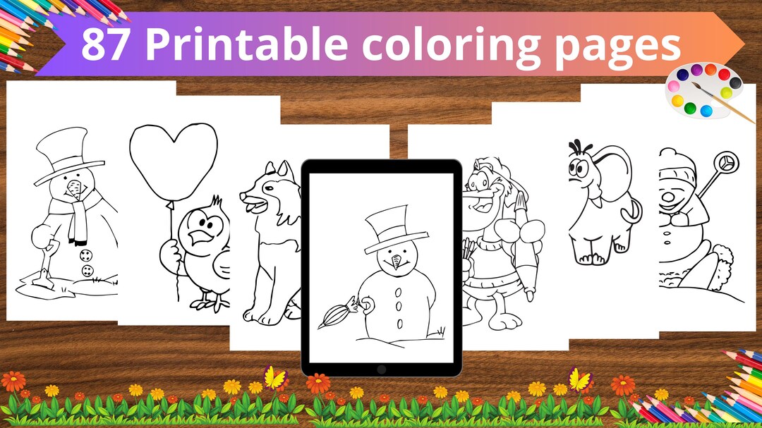 CARTOON MIX Coloring Pages /printable Coloring/birthday Coloring ...
