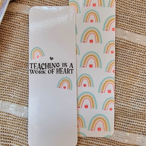 Teacher Bookmarks | Teacher Appreciation | Bookmarks | Book Accessories ...