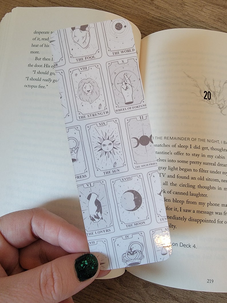 Tarot Card Bookmark Tarot Cards Bookmarks Bookmarks for Gifts Cardstock ...