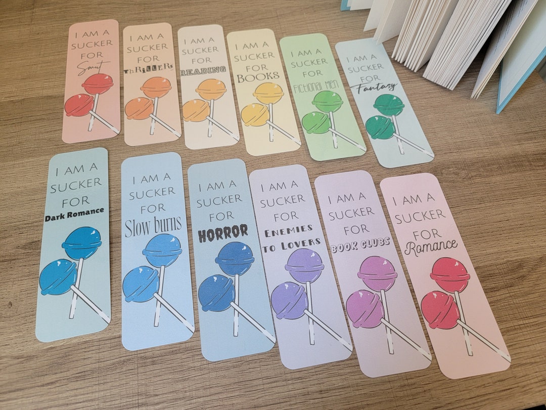 I Am a Sucker Bookmark | Bookmarks | Fantasy | Smut | Thrillers | Dark ...