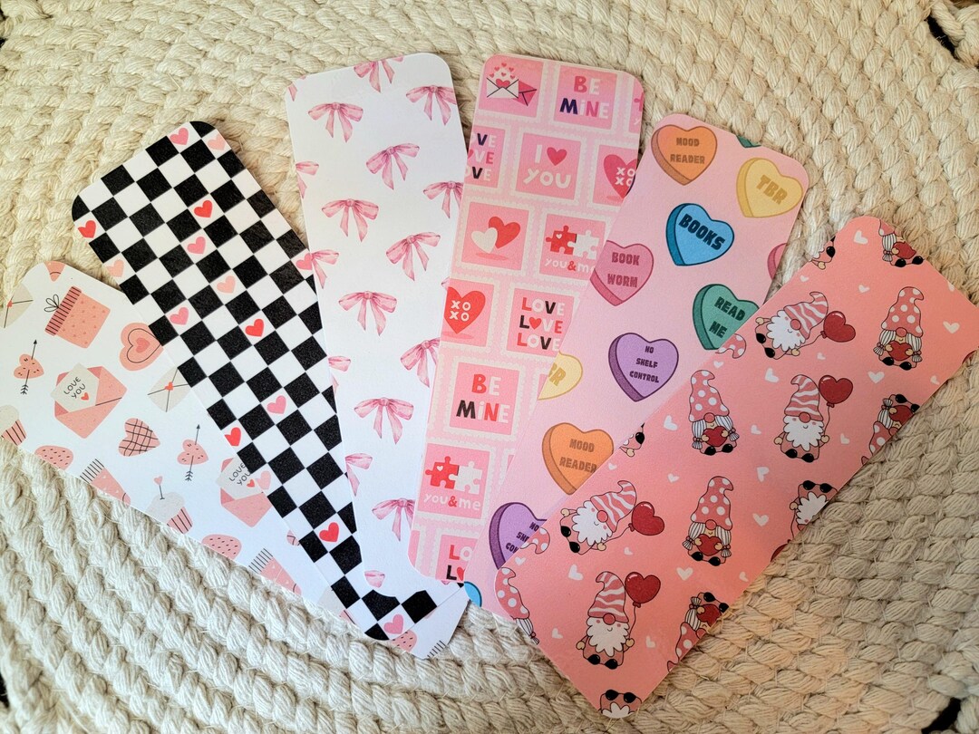 Valentine's Day Bookmarks | Heart Bookmarks | Bookmarks for Gifts ...