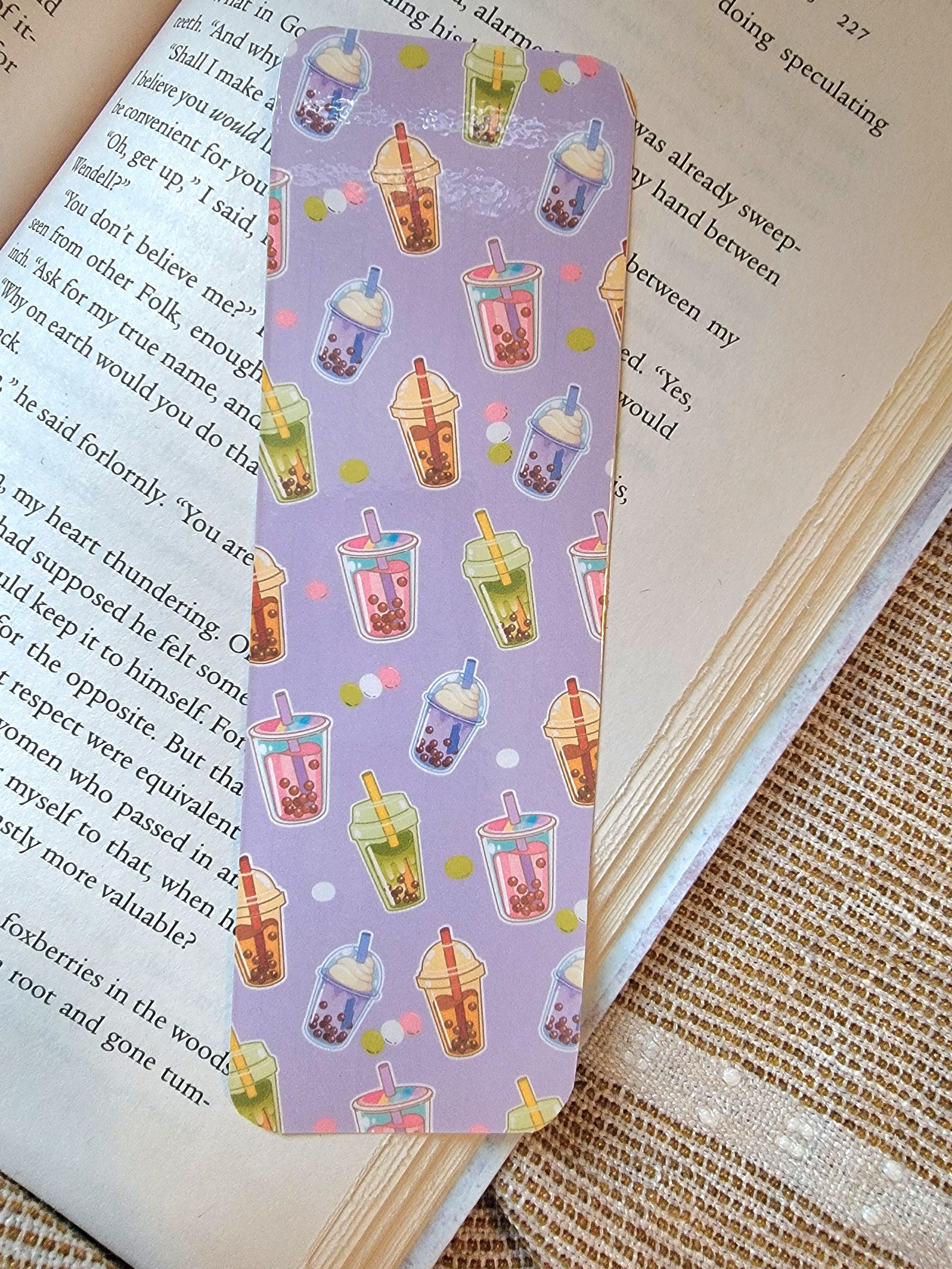 Bubble Tea Bookmarks Boba Tea Bookmarks Bubble Tea Boba Tea Drink ...