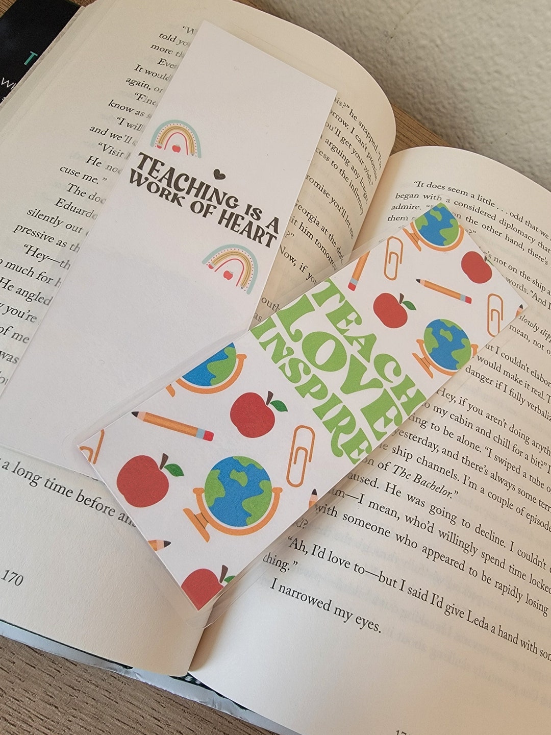 Teacher Bookmarks Teacher Appreciation Bookmarks Book Accessories ...