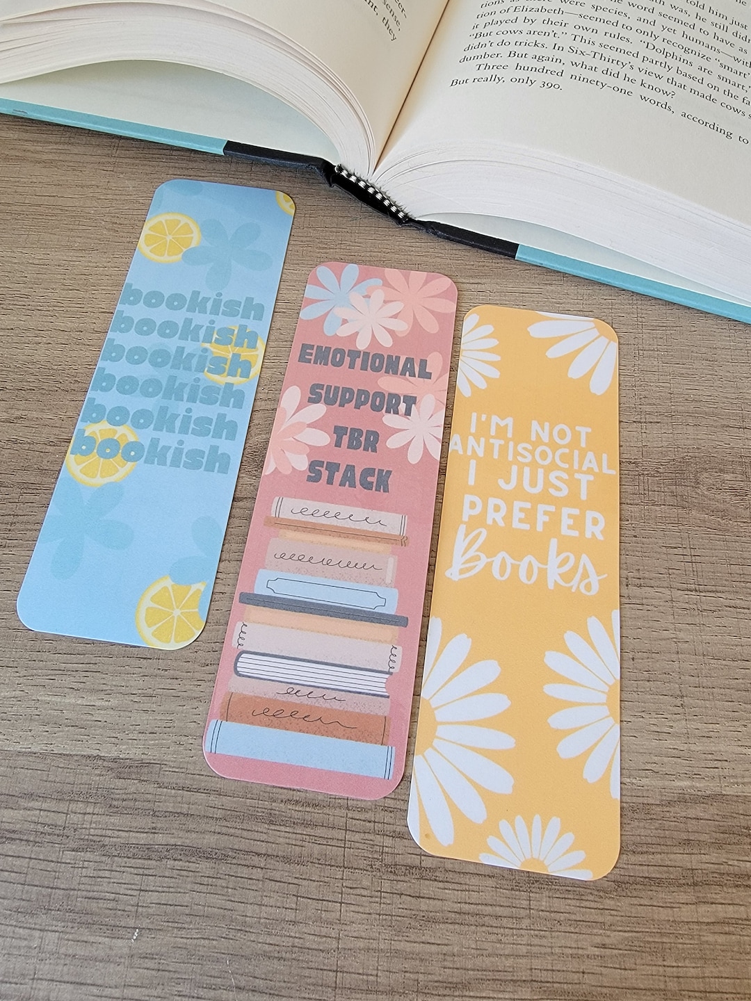 Bookmarks | Bookmarks for Gifts | Cardstock Bookmarks | Funny Sayings ...