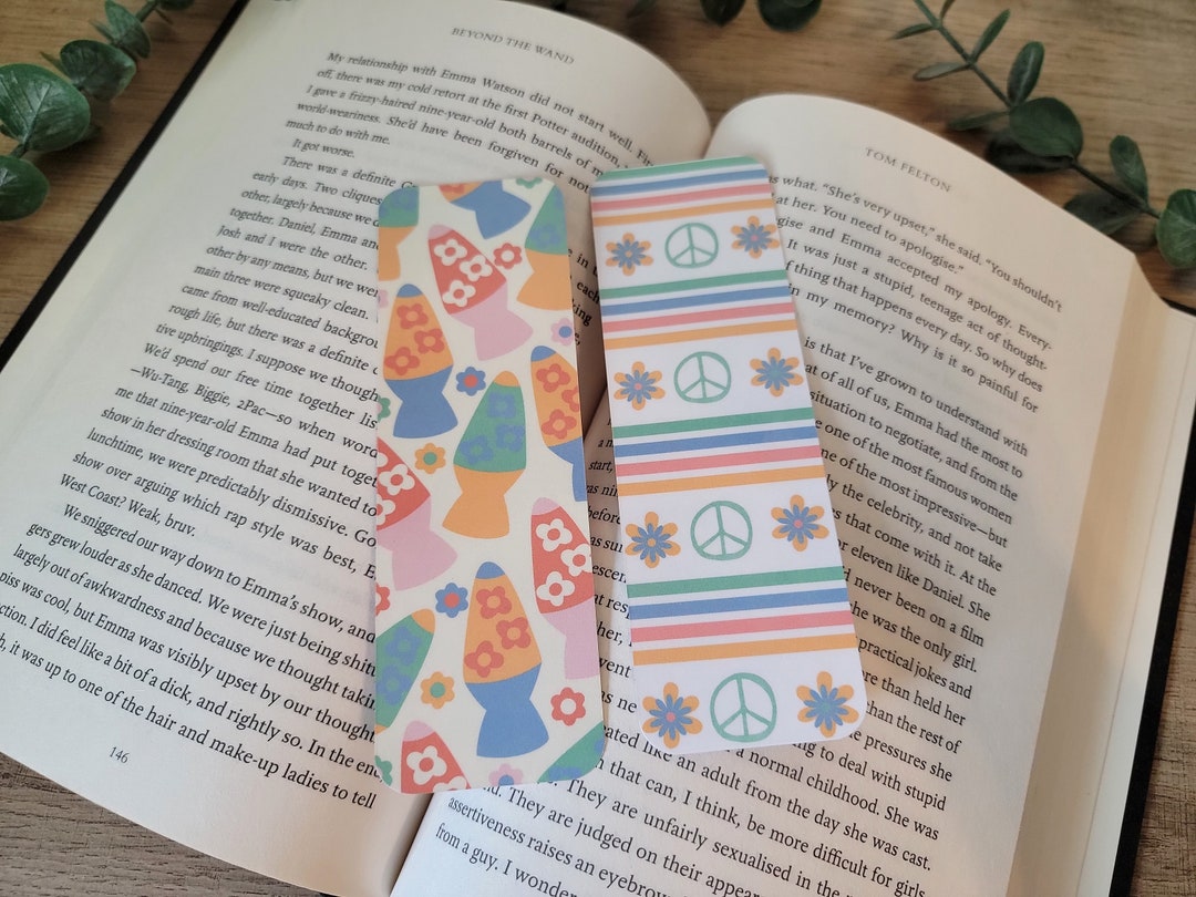 70s Bookmarks | Bookmarks for Gifts | Cardstock Bookmarks | 70s Decade ...