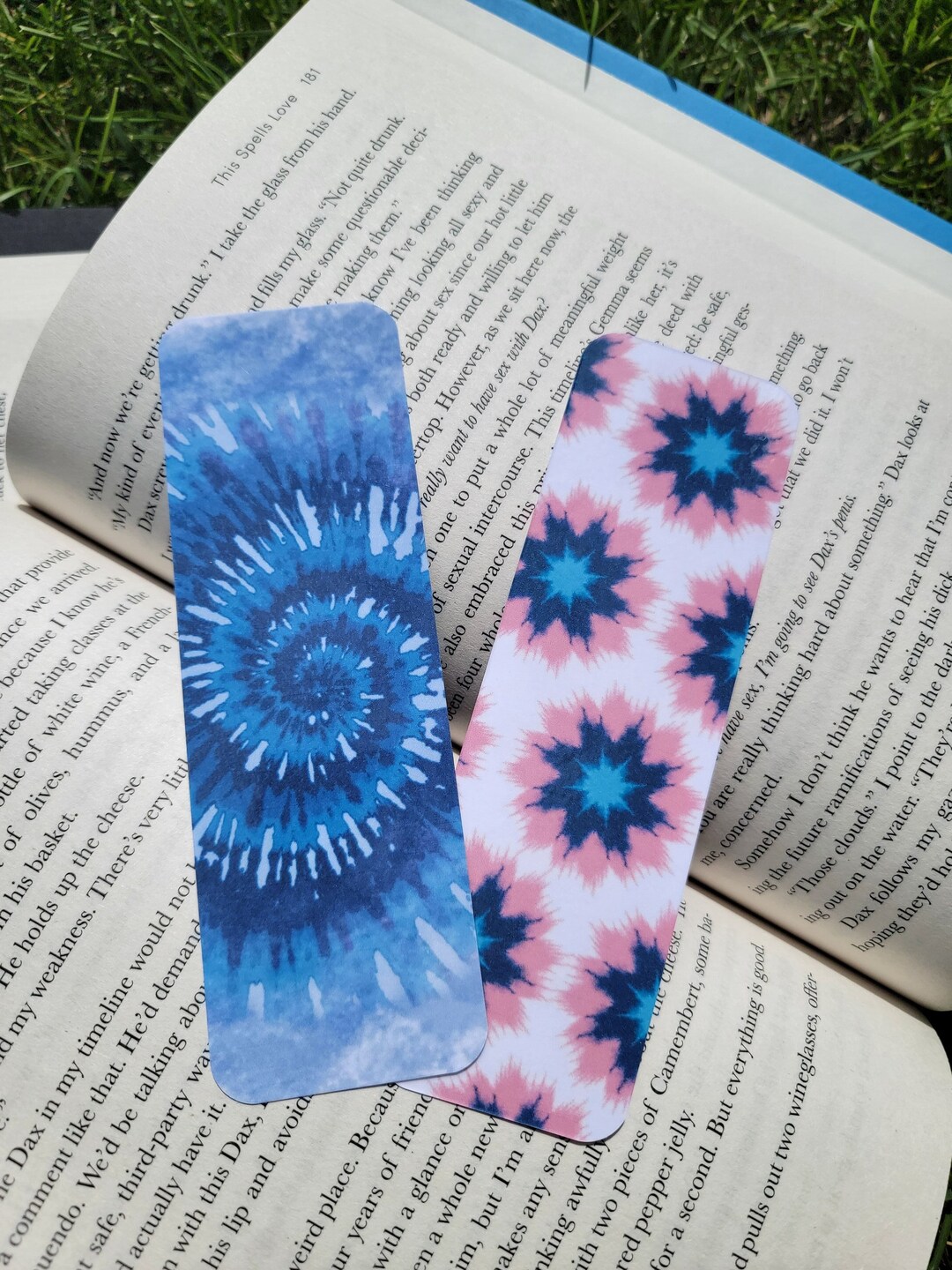 Tie Dye Bookmarks | Bookmarks for Gifts | Cardstock Bookmarks | Tie Dye ...