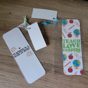 Teacher Bookmarks | Teacher Appreciation | Bookmarks | Book Accessories ...