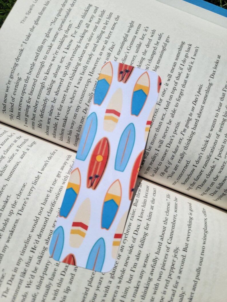 Beach Bookmarks Bookmarks for Gifts Cardstock Bookmarks Sun Bookmarks ...