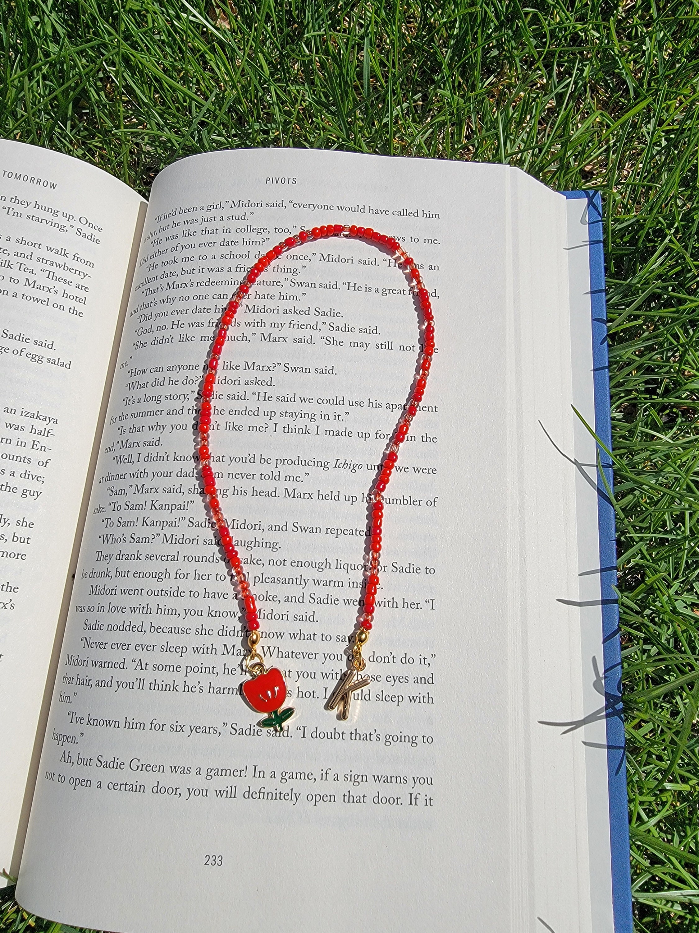 Bead Bookmarks | Seed Bead Bookmarks | Charm Bookmarks | Bookmarks With ...