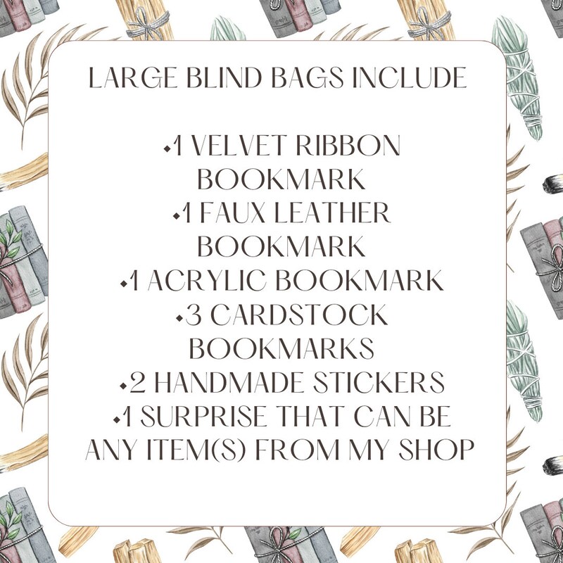 Blind Bag Template - Etsy