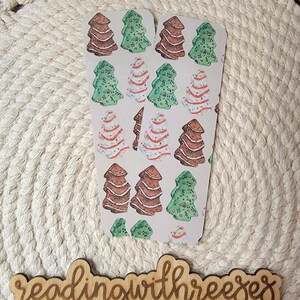 Christmas Treats Bookmarks Bookmarks for Gifts Cardstock Bookmarks ...