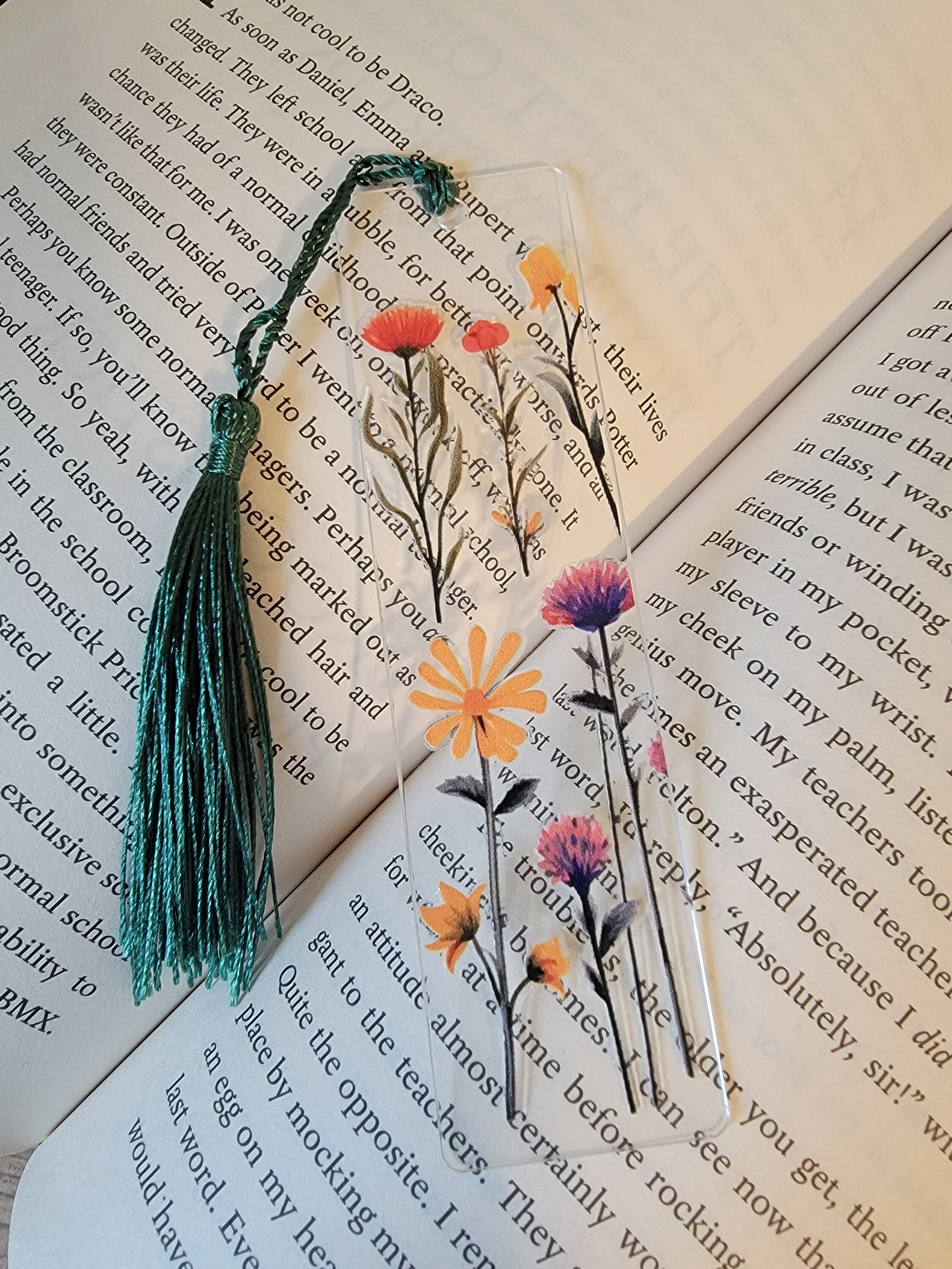 Acrylic Flower Bookmark Acrylic Bookmarks Bookmarks Flower Bookmarks ...