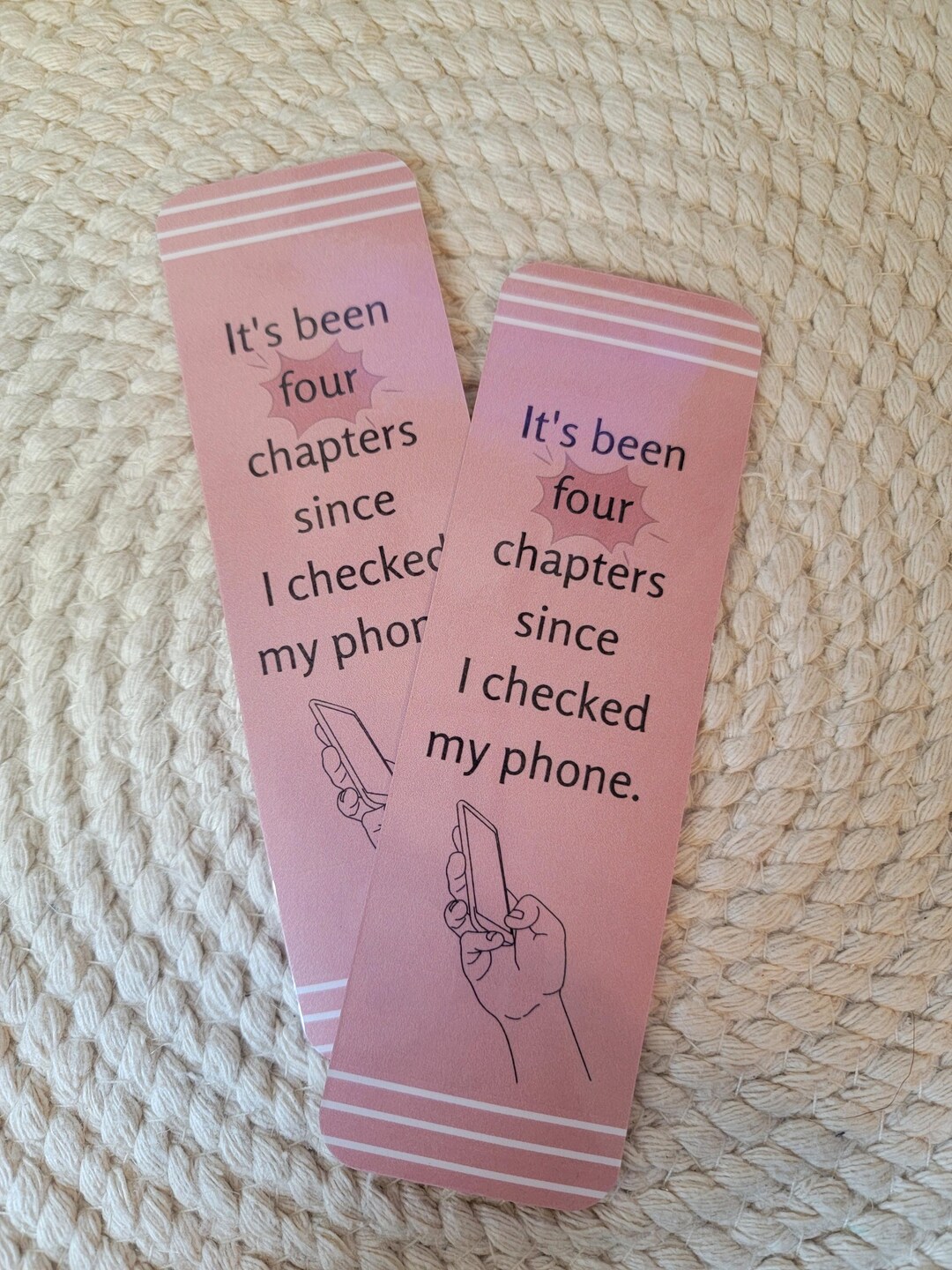 Four Chapter Bookmarks | Bookmarks for Gifts | Cardstock Bookmarks ...