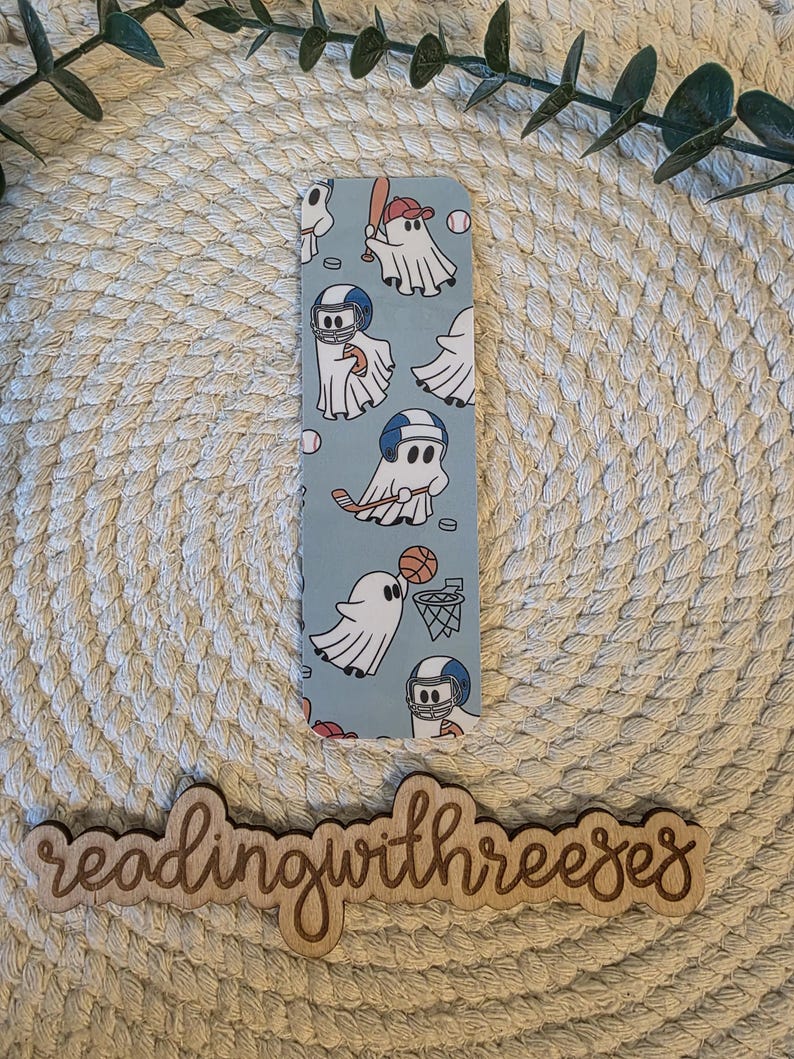 Ghost Bookmarks | Bookmarks for Gifts | Cardstock Bookmarks | Bookmark ...