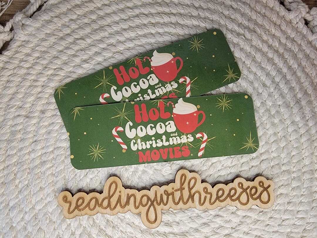 Christmas Bookmarks | Bookmarks for Gifts | Cardstock Bookmarks ...